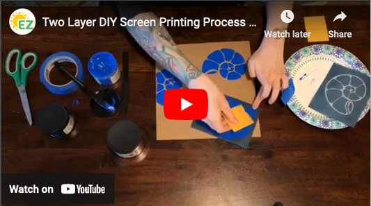 Fast & Easy At Home Silk Screen Printing DIY Kits & Stencils ...