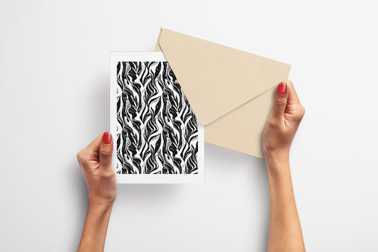 Polymer Clay Silk Screen Printing Stencil, Abstract Water Pattern ...