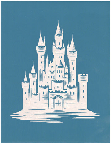 Polymer Clay Silk Screen Printing Stencil, Fantasy Castle – EZScreenPrint