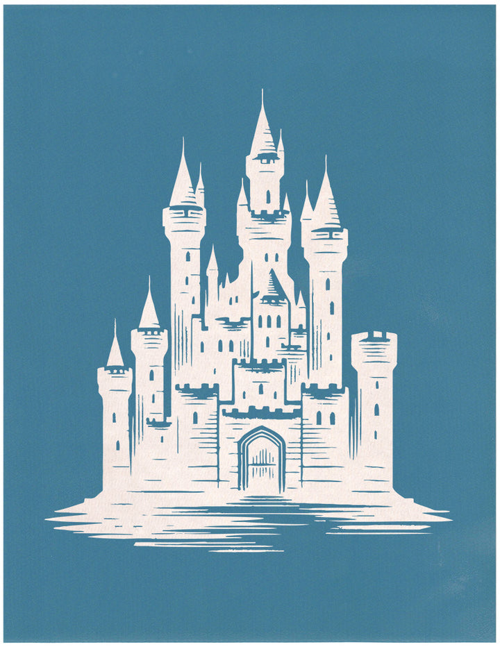 Polymer Clay Silk Screen Printing Stencil, Fantasy Castle – EZScreenPrint