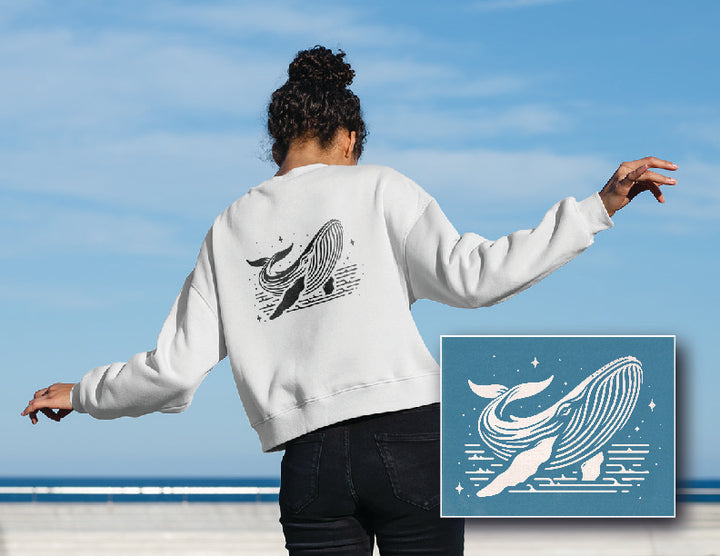 Polymer Clay Silk Screen Printing Stencil, Space Whale – EZScreenPrint