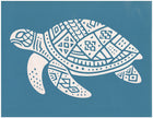 Polymer Clay Silk Screen Printing Stencil, Decorative Sea Turtle ...