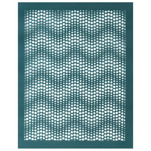 DIY Silk Screen Printing Design Stencil, Halftone Waves Pattern ...