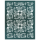 DIY Silk Screen Printing Design Stencil, Abstract Fish Pattern ...