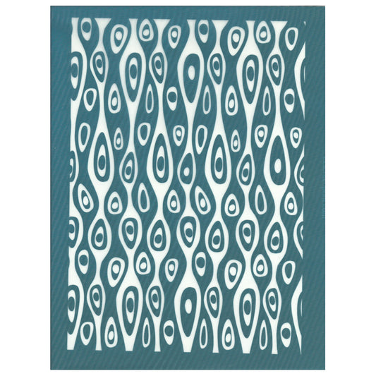 DIY Silk Screen Printing, Ready To Use Design Stencil Retro Shapes ...